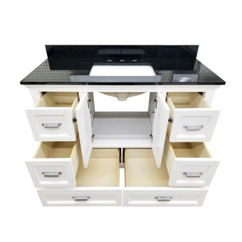 Brantley Harbor White Vanity | Check Out Builders Surplus