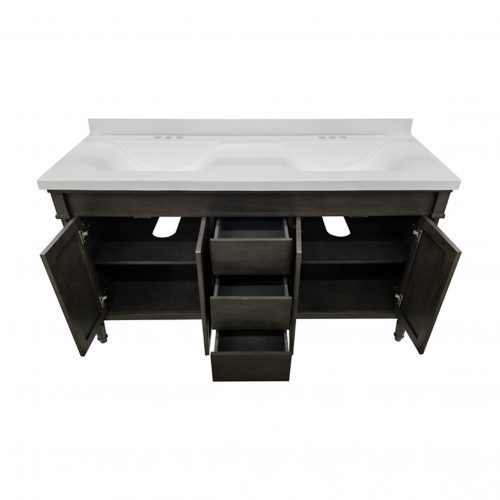 Gilbert Carbon Grey Vanity | Bath Decor | Builders Surplus