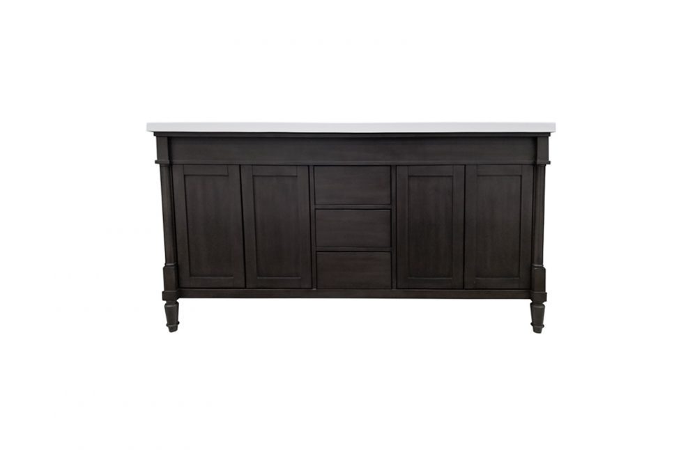 Jamestown Slate Deluxe Vanity | Assembled | Builders Surplus
