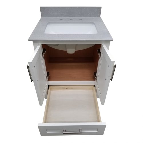 Moderna Shaker White Vanity | Great Value | Builders Surplus