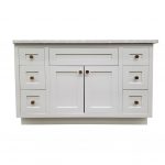 Moderna Shaker White Vanity | Great Value | Builders Surplus