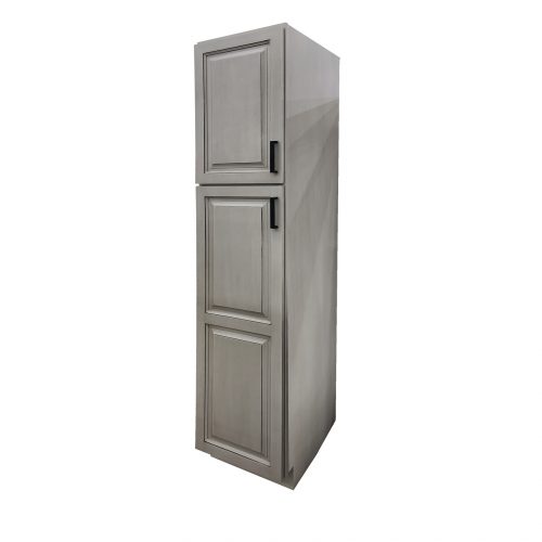 Glazed Grey Linen Cabinet - Closeout - Builders Surplus - Wholesale ...