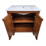 Boston Cherry Vanity & Mirror Combo | Save at Builders Surplus