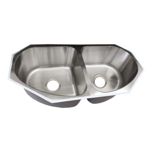 Stainless Steel Undermount Double Arched Kitchen Sink - Builders ...