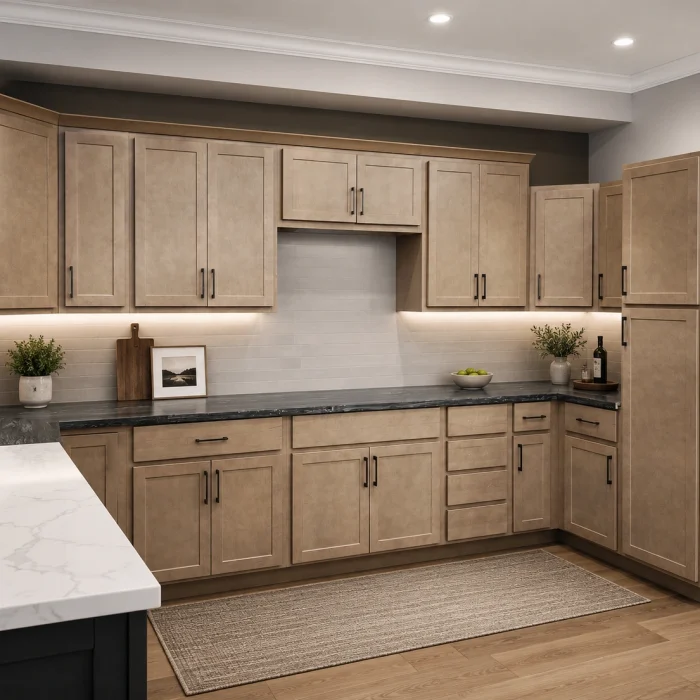 Georgetown Caramel Maple Kitchen Cabinets | Builders Surplus