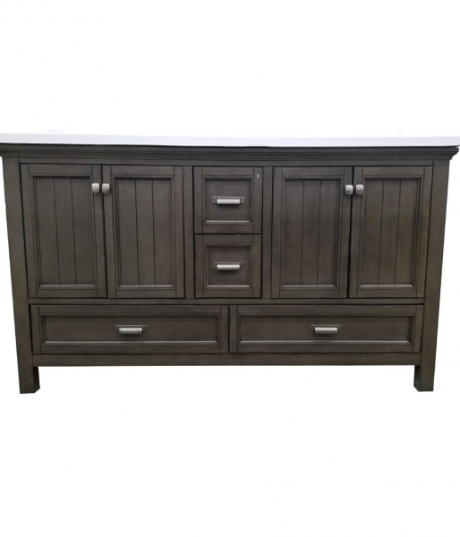 Tulum Oak Vanity & Top | See Options at Builders Surplus