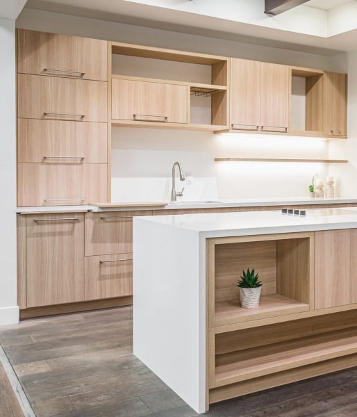 Rentown Limestone Kitchen Cabinets | Builders Surplus